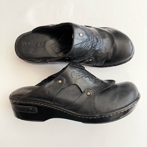Born | Shoes | Authentic Born Leather Mule Clogs | Poshmark